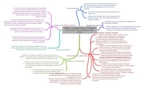 Chapter 2 Language Choice In Multilingual Communities Code Switching Or