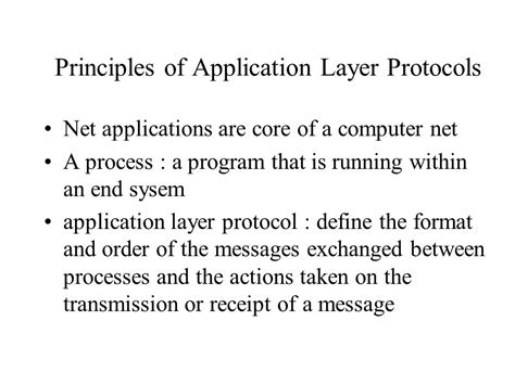 Application Layer Definition