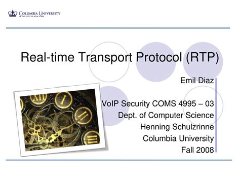 PPT Real Time Transport Protocol RTP PowerPoint Presentation Free Download ID 5145930