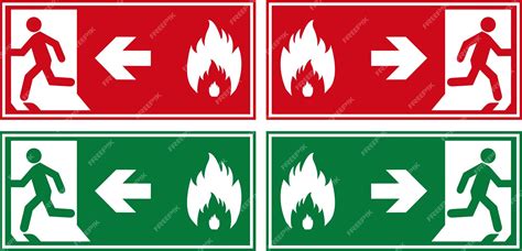 Знак аварийного выхода аварийный знак Аварийный выход Аварийные выходы Зелено красный знак