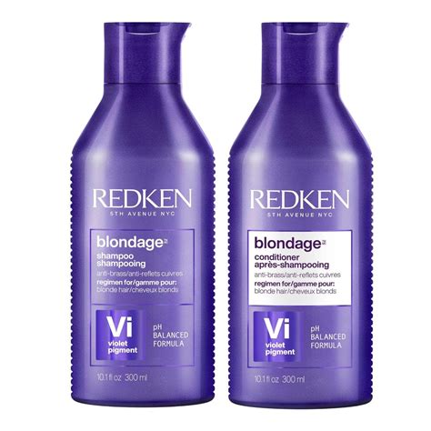 Redken Extend Blondage Color Depositing Purple Shampoo And