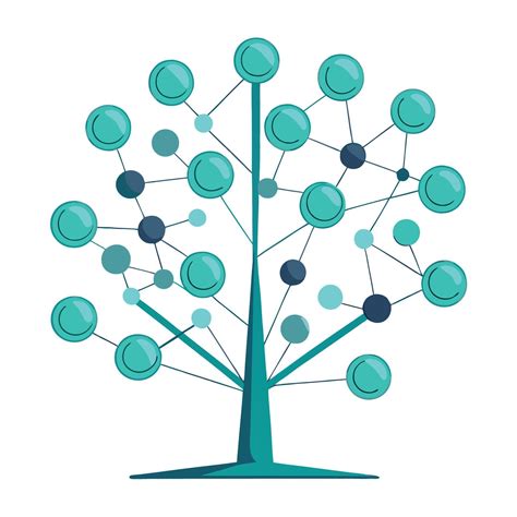 Digital Tree Design Featuring Network Node Branches 60316299 Vector Art At Vecteezy
