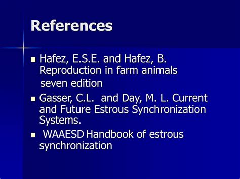 Ppt Estrous Synchronization And Ovulation Induction Powerpoint
