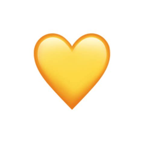 Yellow Heart Emoji Sticker
