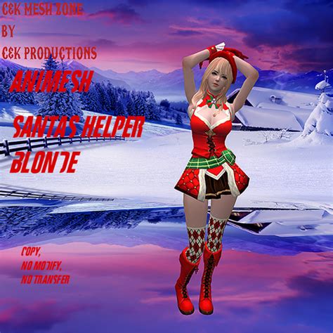 Second Life Marketplace Santas Helper Blonde