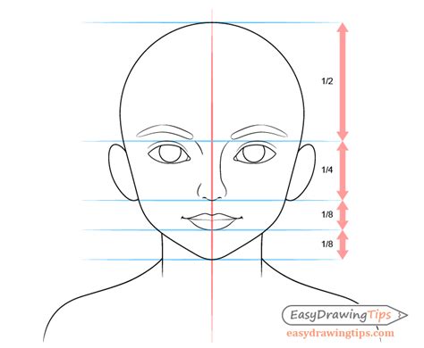 How To Draw A Young Girl In 12 Steps With Proportions Easydrawingtips