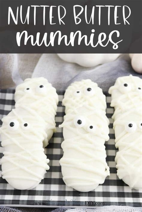 Nutter Butter Mummies For Halloween