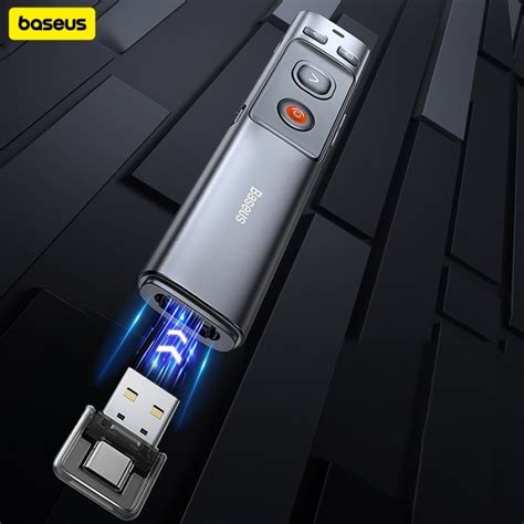 Jual Baseus Wireless Laser Pointer Rechargeable Greenred Presentation