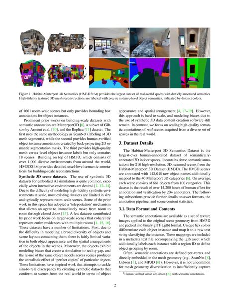 Habitat Matterport D Semantics Dataset DeepAI