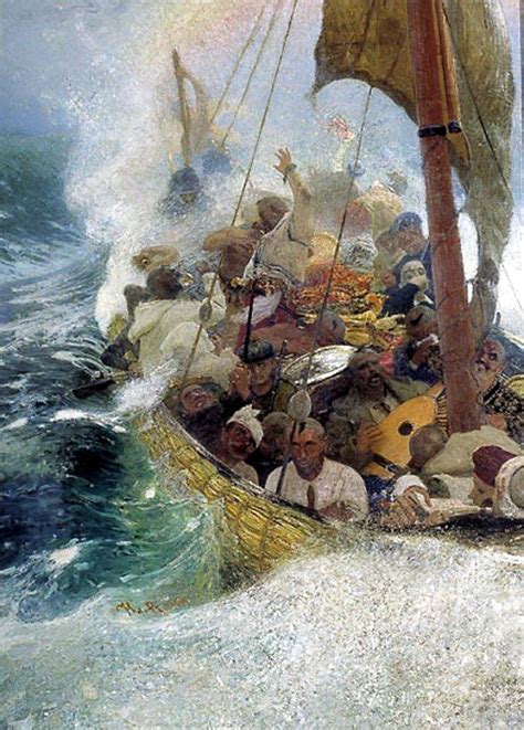 Ukrainian Cossacks Their Black Sea Naval Raids On Chaika Long Boats In