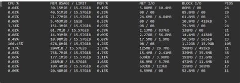 Docker Stats Not Showing Data For Some Containers Runraid