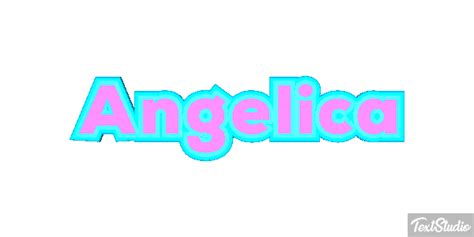 Angelica Name Animated  Logo Designs