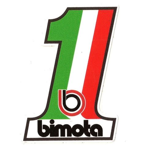 Bimota Number One Laminated Decal Cafe Racer