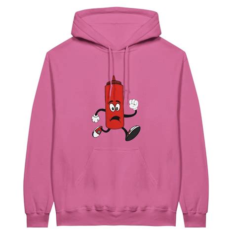 Scared Ketchup Unisex Pullover Hoodie All Colors Etsy