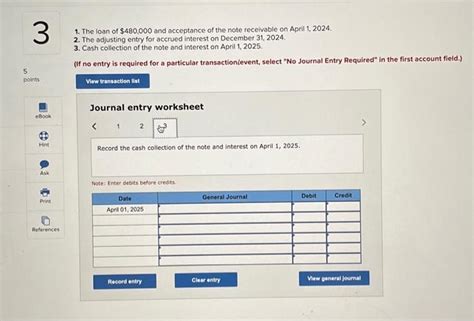 solved exercise 5 17 algo record notes receivable and