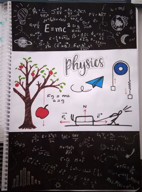 Physics Notebook Cover Design