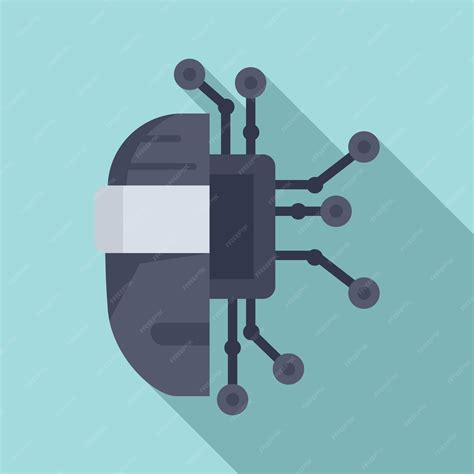 Premium Vector Chatbot Machine Learning Icon Flat Illustration Of Chatbot Machine Learning