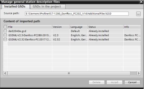 Profinet Communication Between Danfoss Fc302 And Siemens S7 1200 Hoanlk