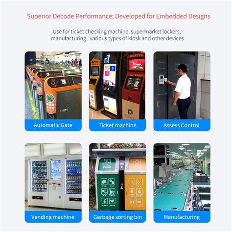 FM D Fixed Mount QR Code Scanner Kiosk