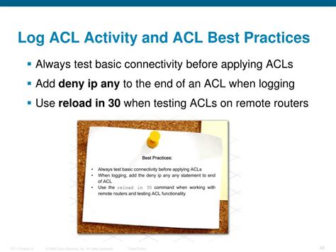 Ppt Filtering Traffic Using Access Control Lists Powerpoint