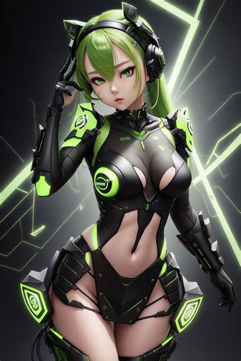 Nvidia Geforce Hardware Girl By Candelarioher2a On Deviantart