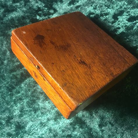Zero Stock Antique Mahogany Case Compass Made In France Explorer Antiques