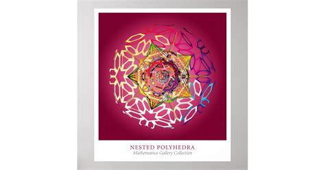 Nested Polyhedra Poster Zazzle