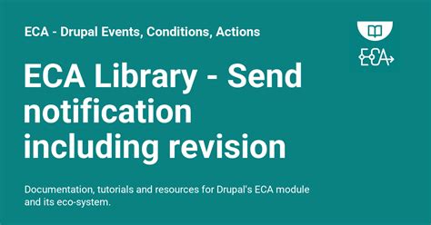 Eca Library Send Notification Including Revision Log Message For Node