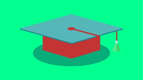 배경 에 있는 졸업 모자 는 학업적 성취 와 성공 을 상징 한다 프리미엄 Ai 생성 벡터