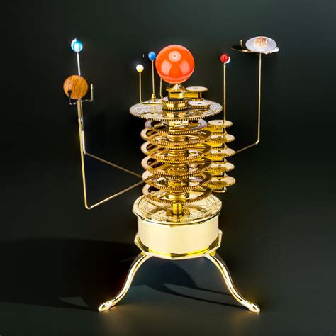 Diy 3d Metal Orrery Solar System Eight Planet Model Kit Rcgofollow