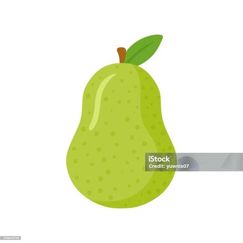 Buah Pir Segar Ikon Clip Art Lucu Kartun Vektor Ilustrasi Ilustrasi Stok Unduh Gambar Sekarang