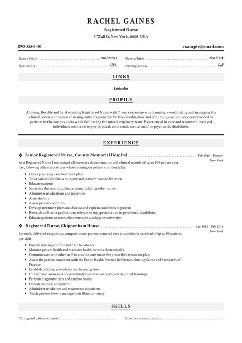 24 Registered Nurse Rn Resume Examples 2026