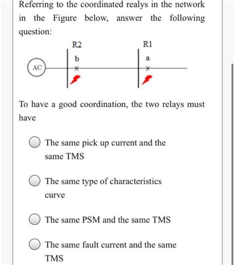 Solved Two Standard Inverse Relays With Following Settings