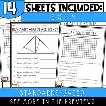 5th Grade Geometry Math Worksheets By Fifth Is My Jam Tpt