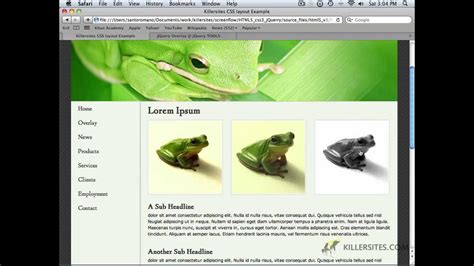 Html5 Css3 And Jquery Course Image Overlays Youtube