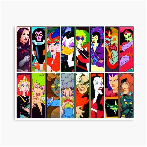 80s Cartoon Characters Female Red Coat