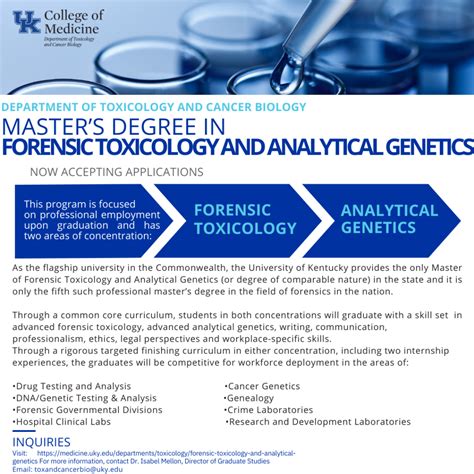 University Of Kentucky Toxicology And Cancer Biology Graduate Programs