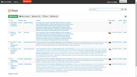 Simple Responsive Blog Site Project Free Source Code In Php Mysql
