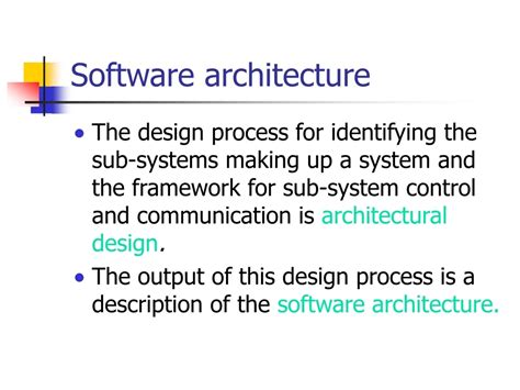 PPT Software Architecture PowerPoint Presentation Free Download ID 9197790