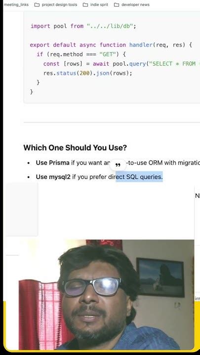 How To Connect Nextjs With Mysql Youtube