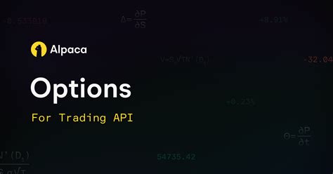 Alpaca Markets Options