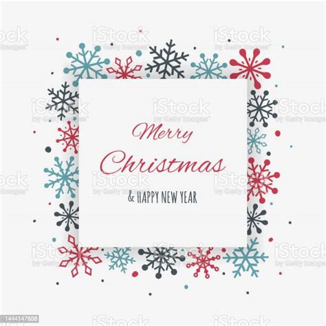 눈송이와 소원이 있는 크리스마스 인사말 카드의 개념 벡터 개념에 대한 스톡 벡터 아트 및 기타 이미지 개념 겨울 계절 Istock