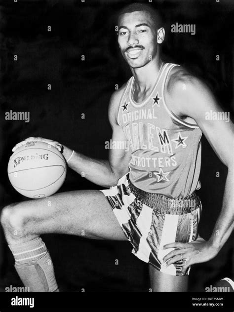 United States 1959 All Star Basketball Player Wilt Chamberlain Wearing