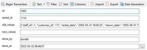 Implement Audit Trail Logging Using Triggers