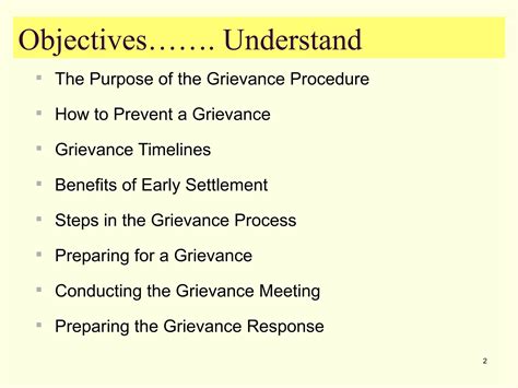 Grievance Procedure Ppt