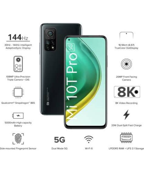 Refurbished Mi T Pro Cos Mic Black Gb Gb Ram