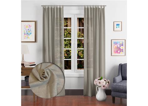 Cortina Visillo Lino Hana A Medida