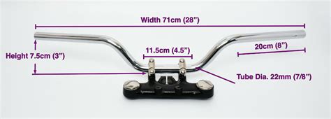 Handlebar Norton Narrow British Motorcycle Spares