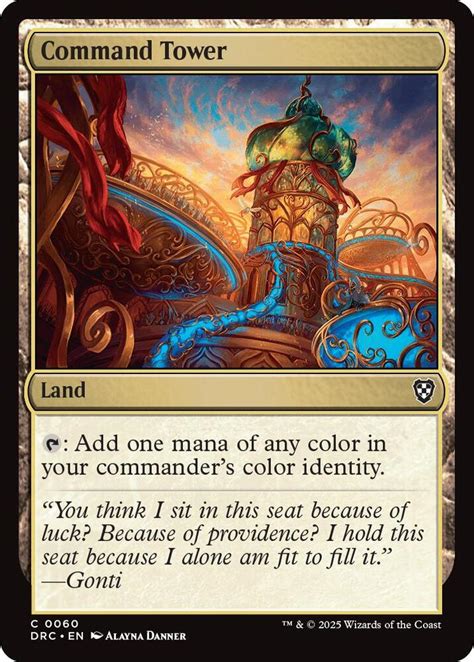 Command Tower 0060 Commander Aetherdrift Magic The Gathering