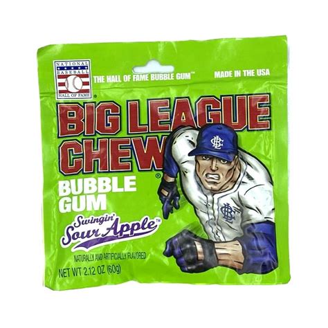 Big League Chew Sour Apple Bubble Gum g Doba minimálnej spotreby skončila ale